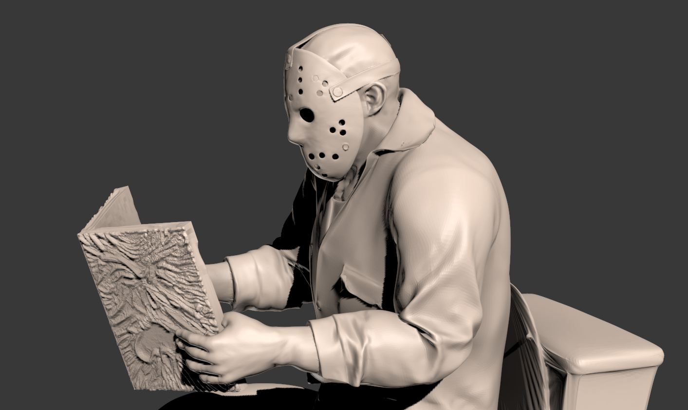 🚽 Jason on Toilet・ STL File for 3D printing・Cults