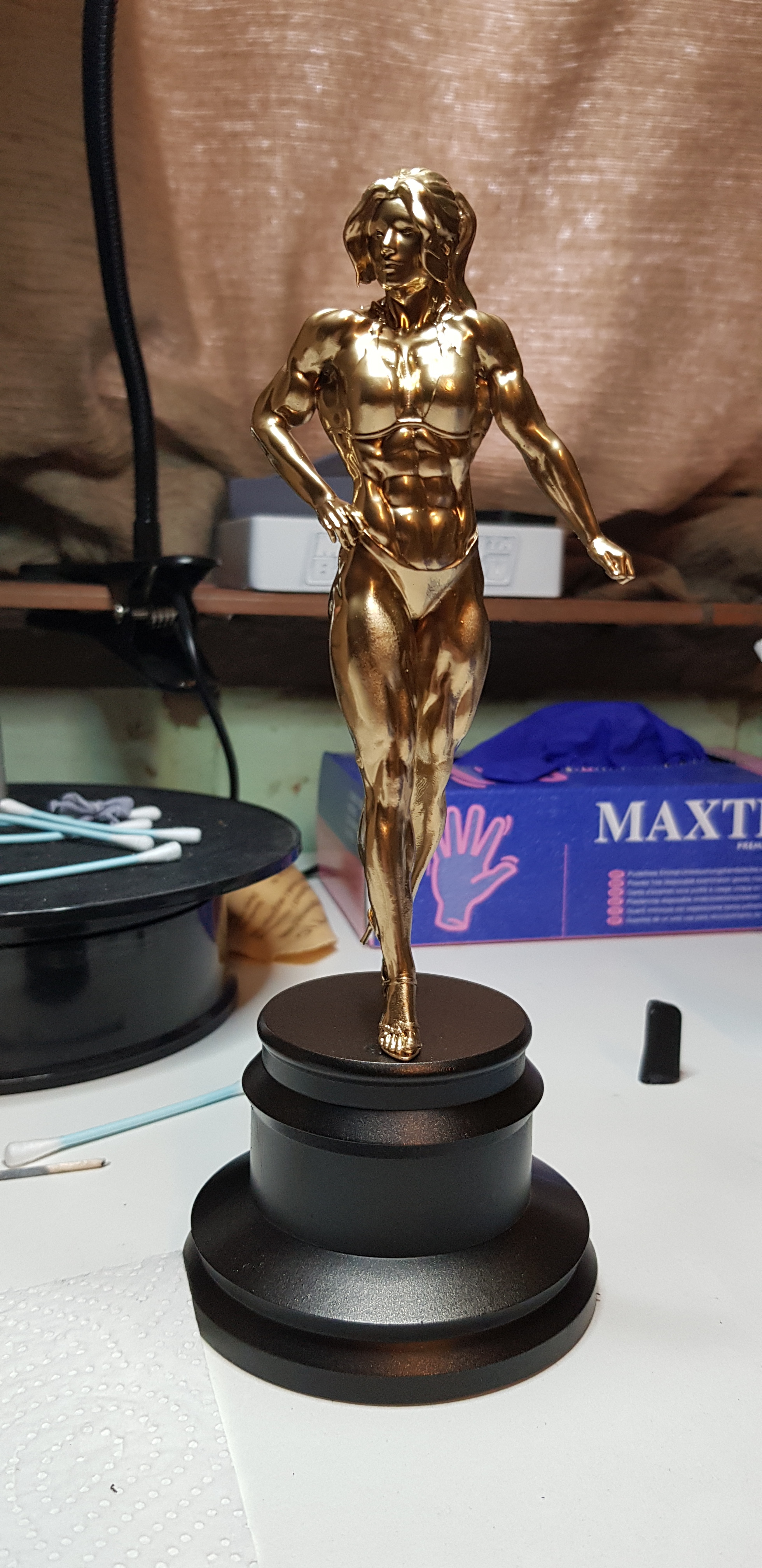 ♀️ Female Bodybuilder Trophy・ STL File for ・Cults