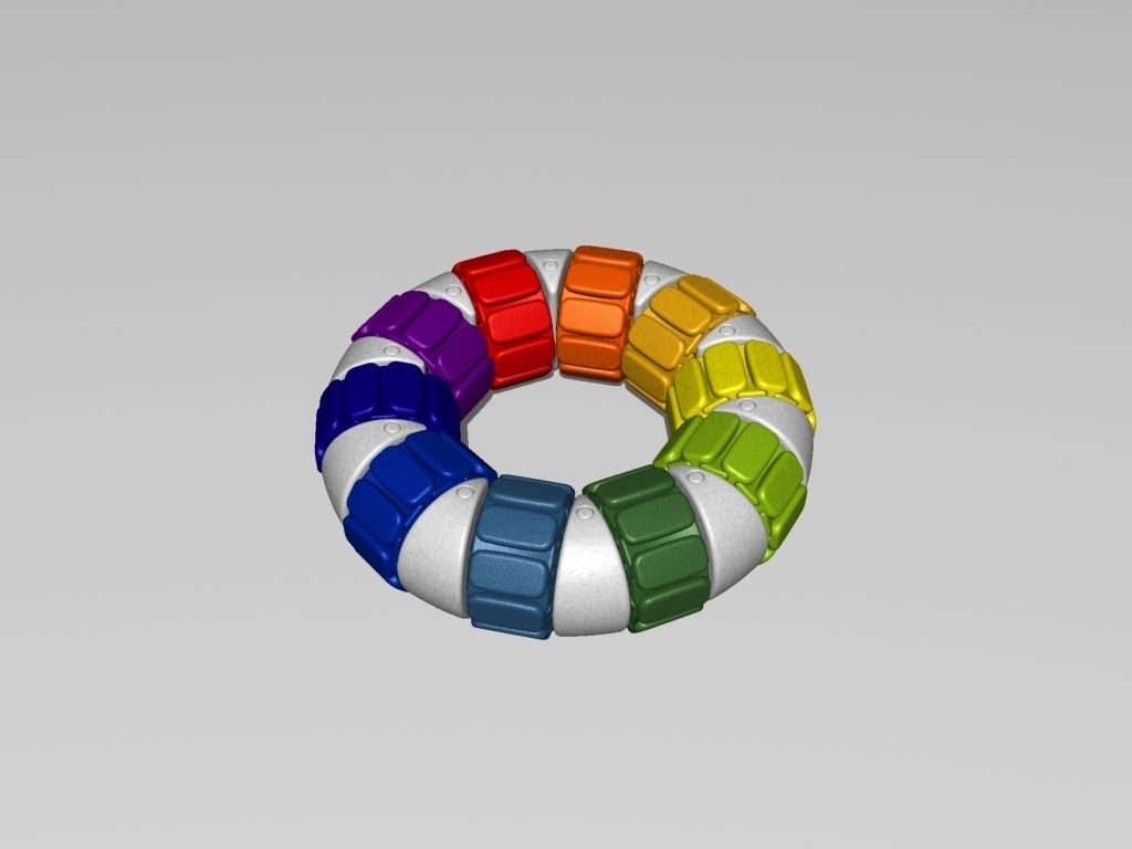 Archivo STL gratis Rompecabezas Torus 🧩 ・Diseño imprimible en 3D para ...
