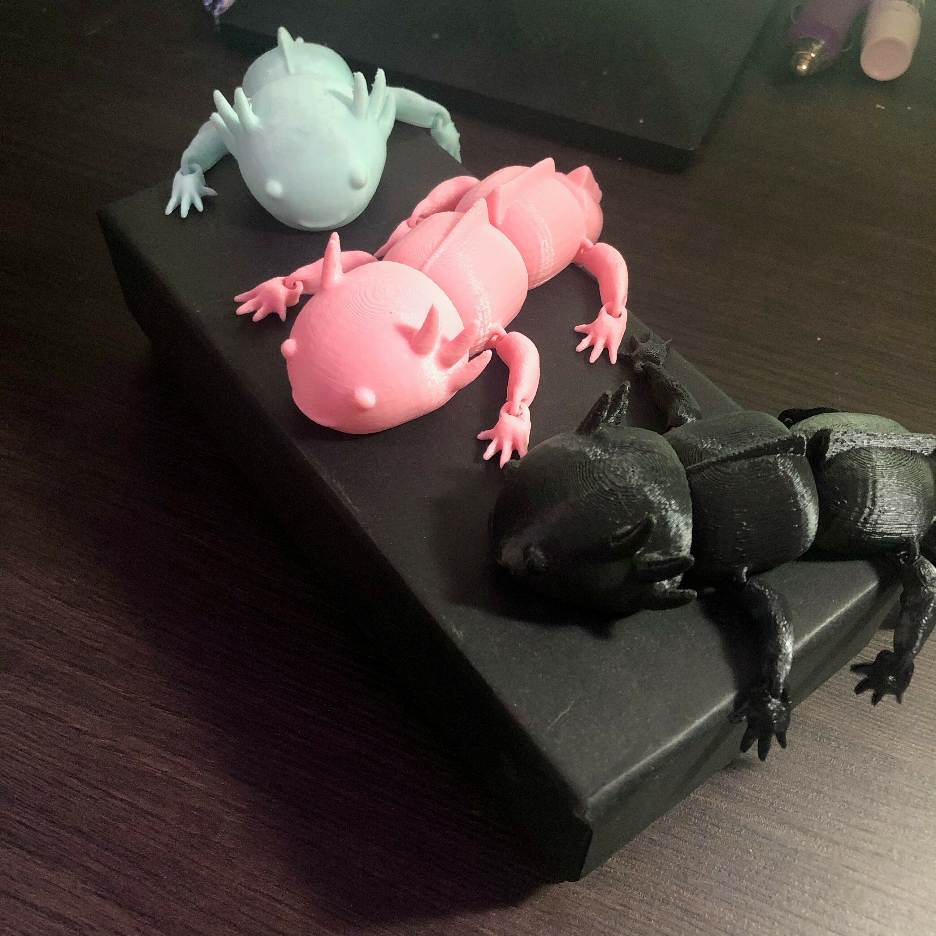 🦎 Axolotl Flexible Articulated・ STL File for ・Cults