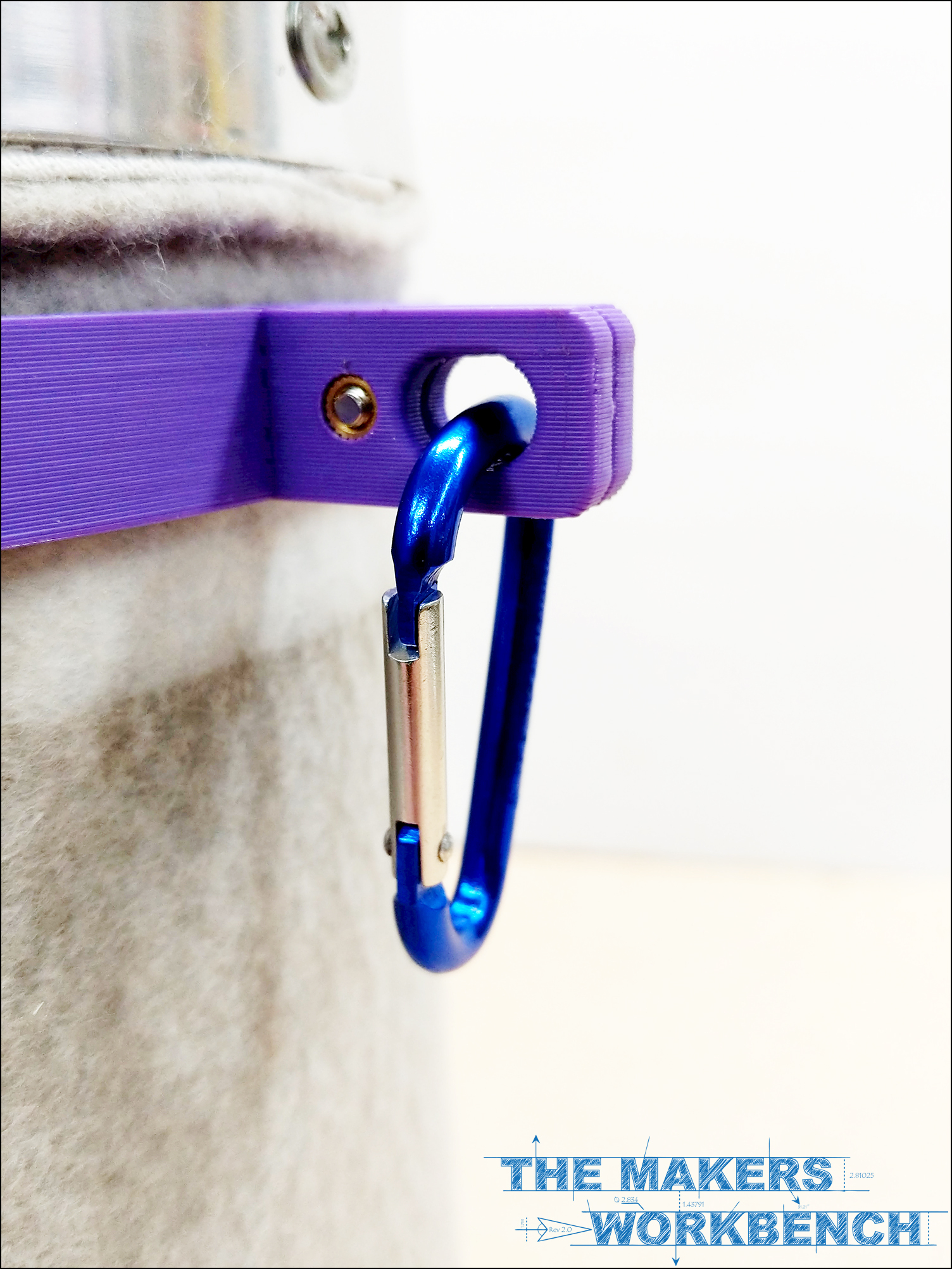 STL file Hanger Clamps for 4" Outlet 7.8" Diameter Carbon Filter For ...
