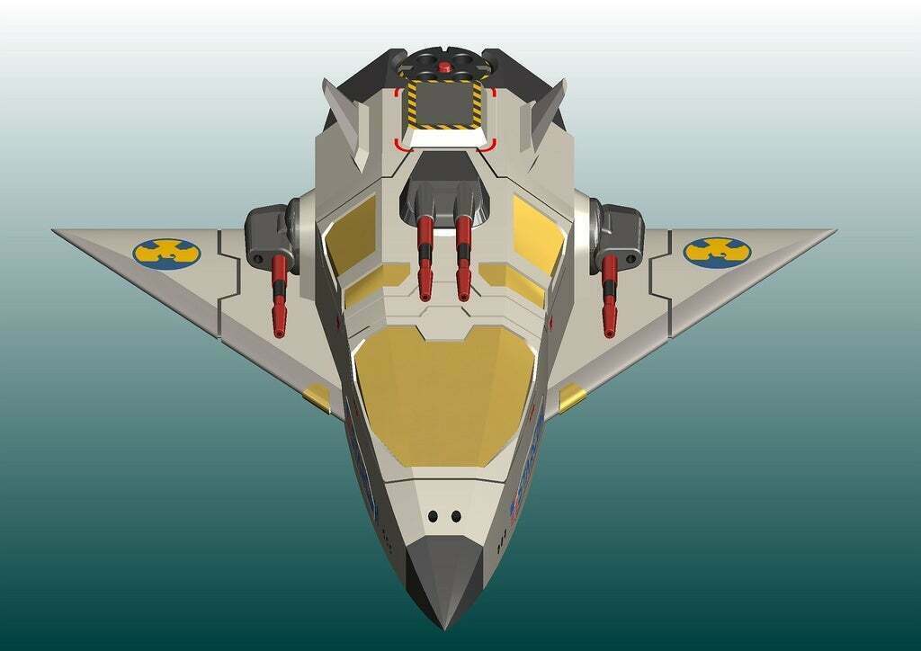 🎲 Starmax Bomber (STARCOM)・Free STL File for ・Cults