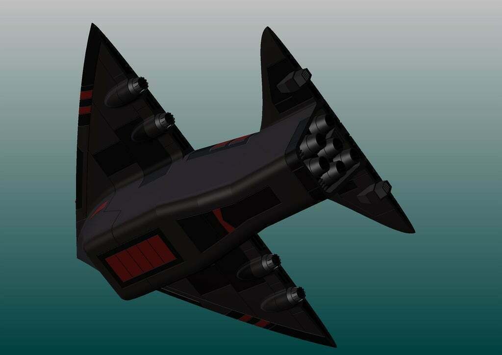 Free STL file Shadowbat (STARCOM) 🎲 ・Model to download and 3D print・Cults