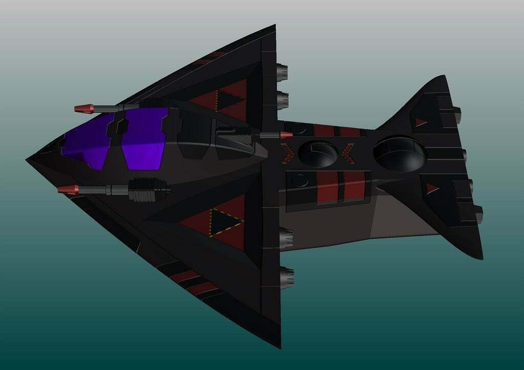 Free STL file Shadowbat (STARCOM) 🎲 ・Model to download and 3D print・Cults