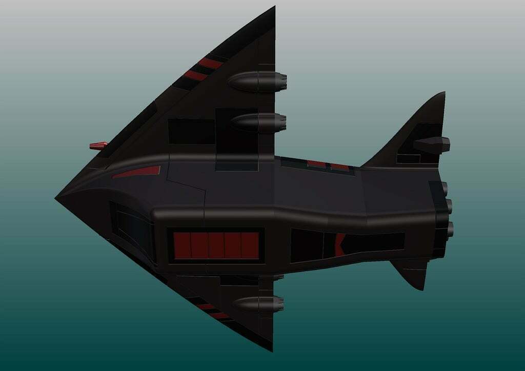 Free STL file Shadowbat (STARCOM) 🎲 ・Model to download and 3D print・Cults