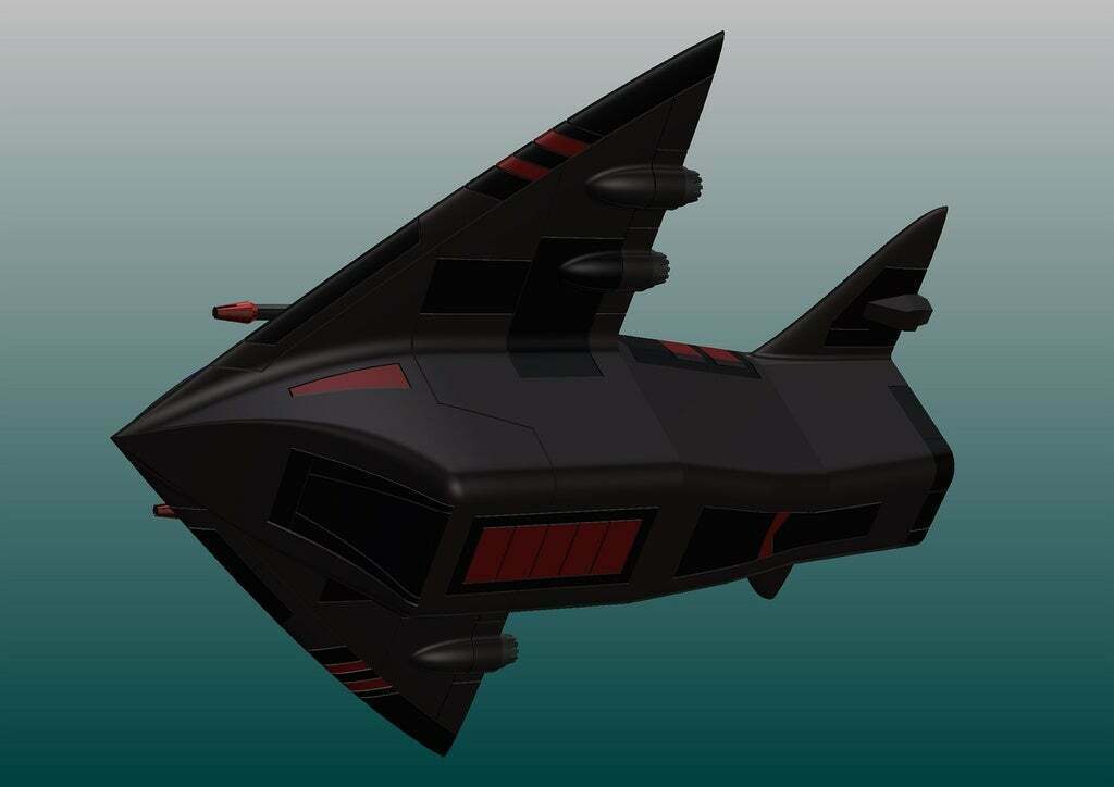 Free STL file Shadowbat (STARCOM) 🎲 ・Model to download and 3D print・Cults