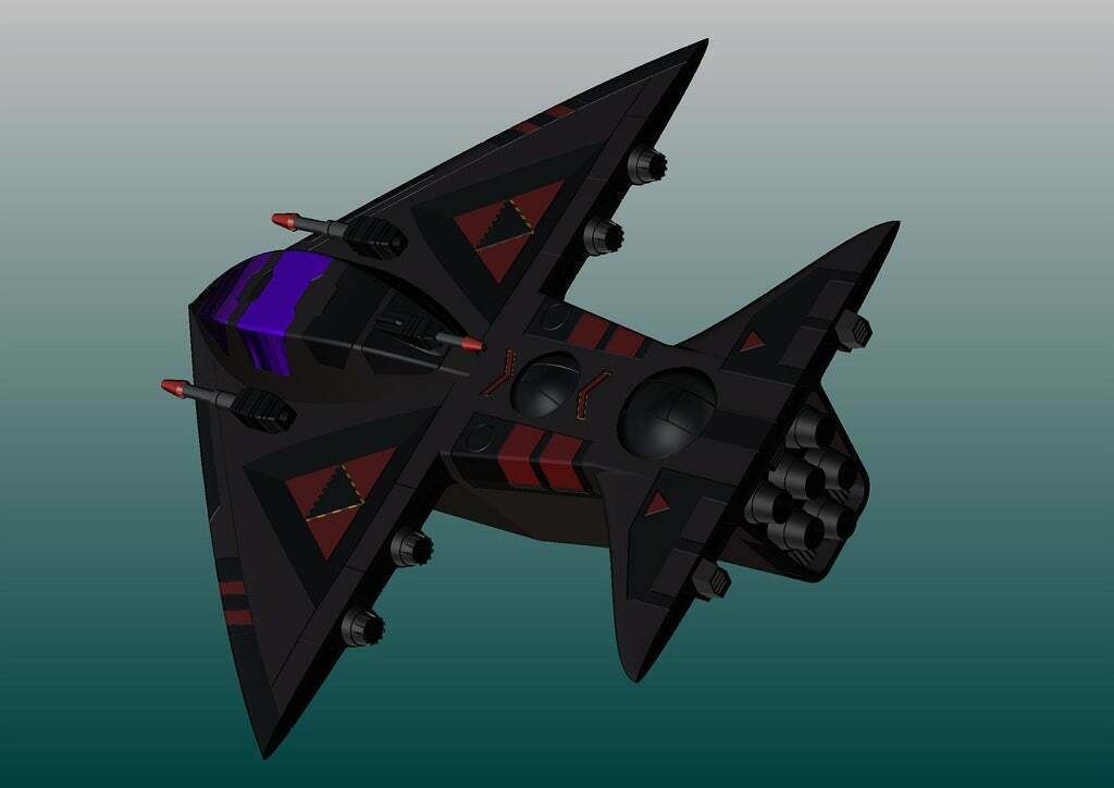 Free STL file Shadowbat (STARCOM) 🎲 ・Model to download and 3D print・Cults