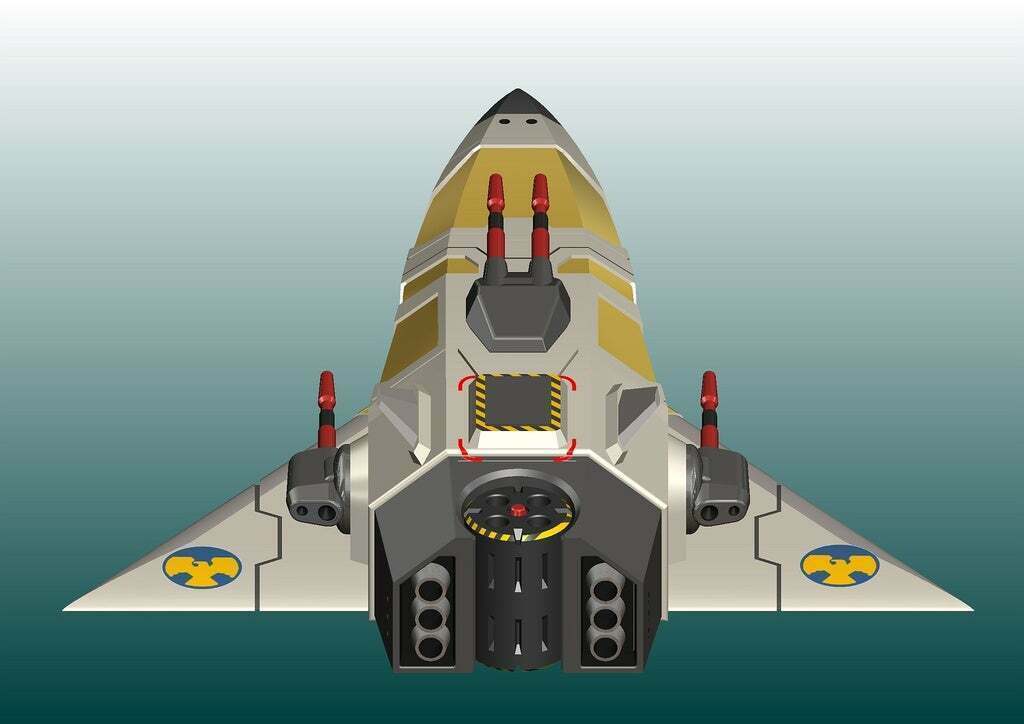 🎲 Starmax Bomber (STARCOM)・Free STL File for ・Cults