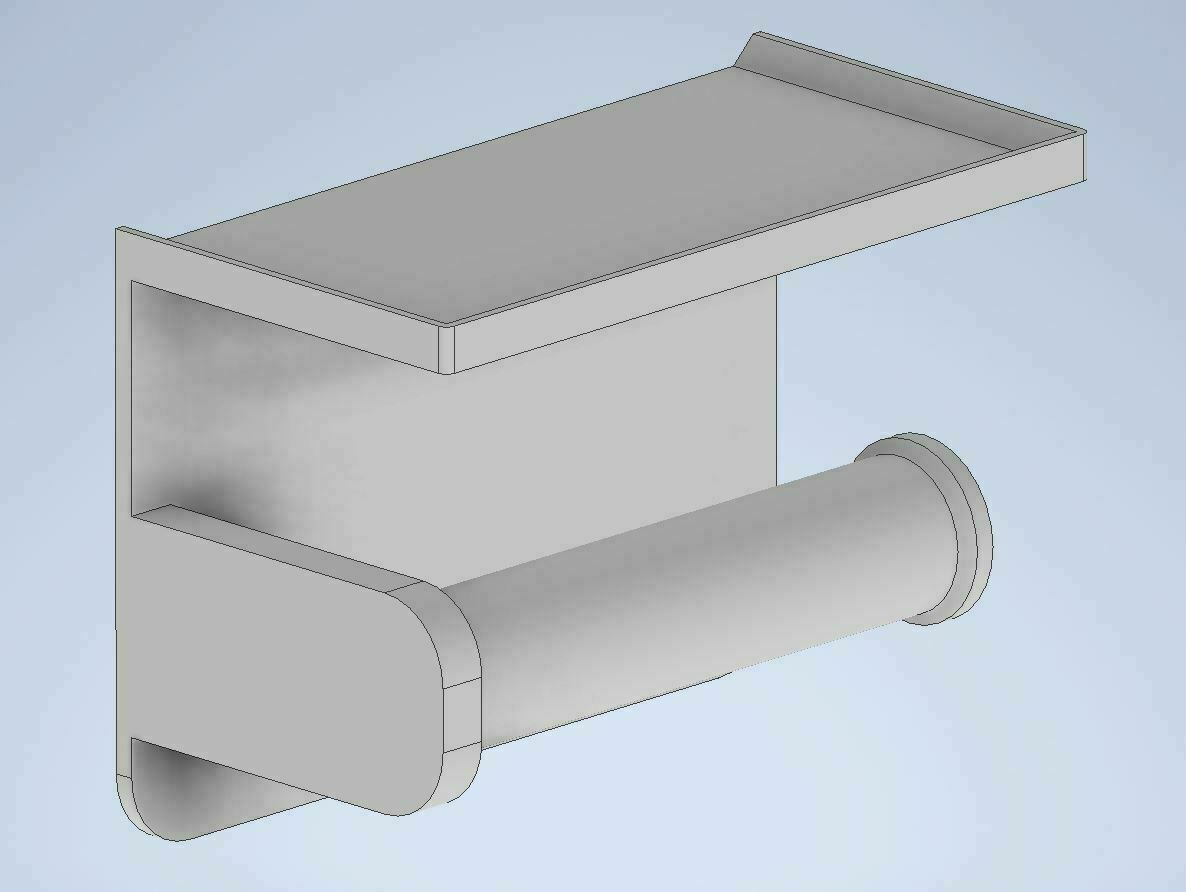 🚽 Toilet paper holder・Free STL File for ・Cults