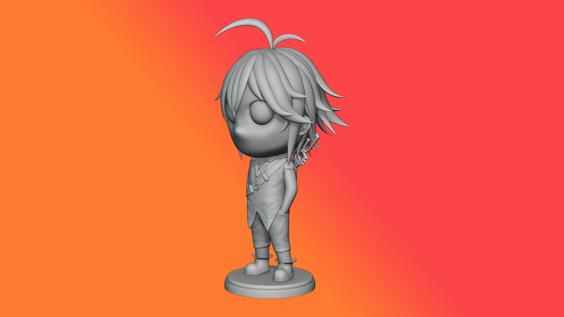 STL file Seven Deadly Sins - Meliodas 🗿 ・3D printer design to download ...