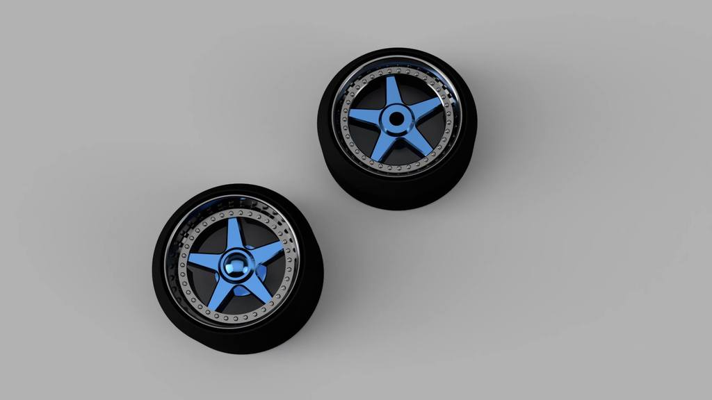 ⭐ Sturmkind DR!FT - Rims Star - Rims 2-piece・Free 3D File for ・Cults