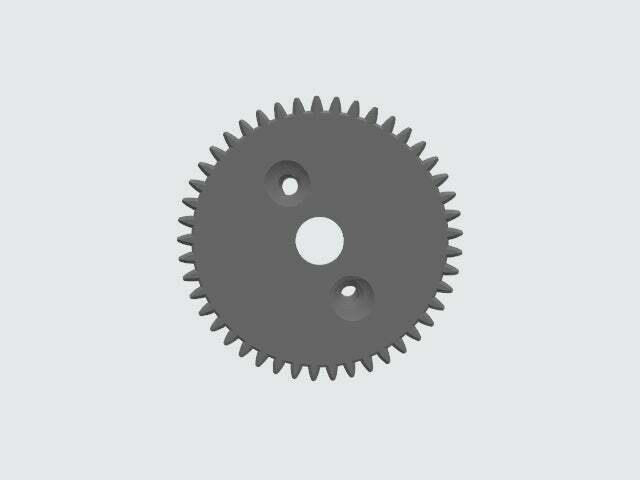 Free STL file OpenRc Truggy Mod1 spur gear ⚙️ ・3D printer model to ...