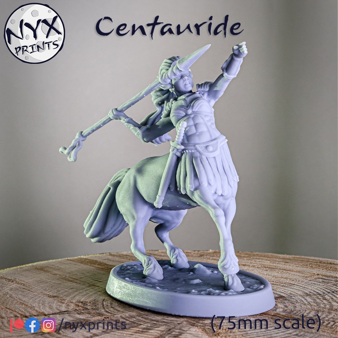♀️ Centauride warrior (female centaur)・ 3D File for ・Cults