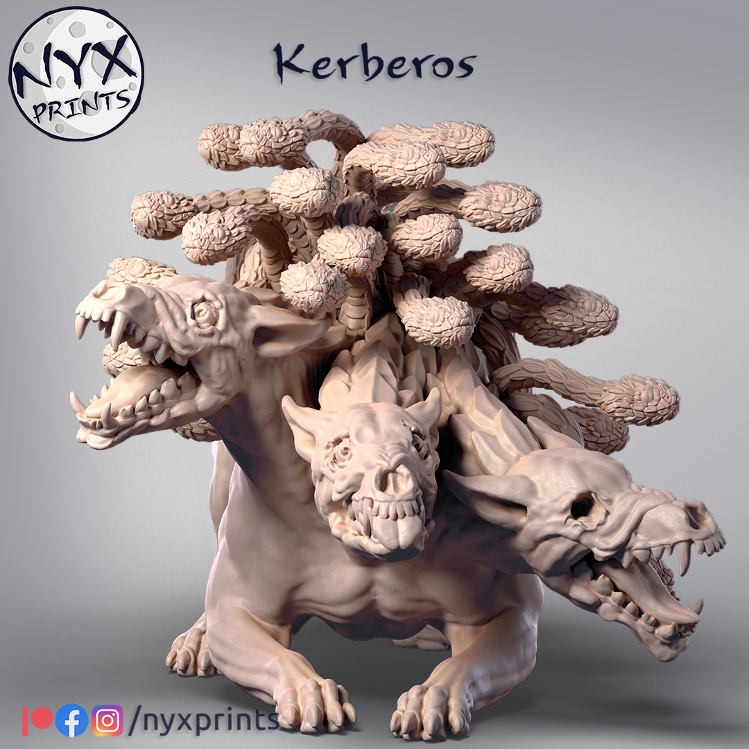 3D file Kerberos -Cerberus- Miniature 🗿 ・Model to download and 3D print ...