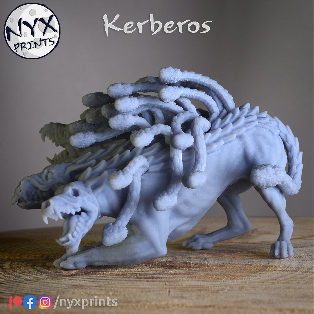 3D file Kerberos -Cerberus- Miniature 🗿 ・Model to download and 3D print ...
