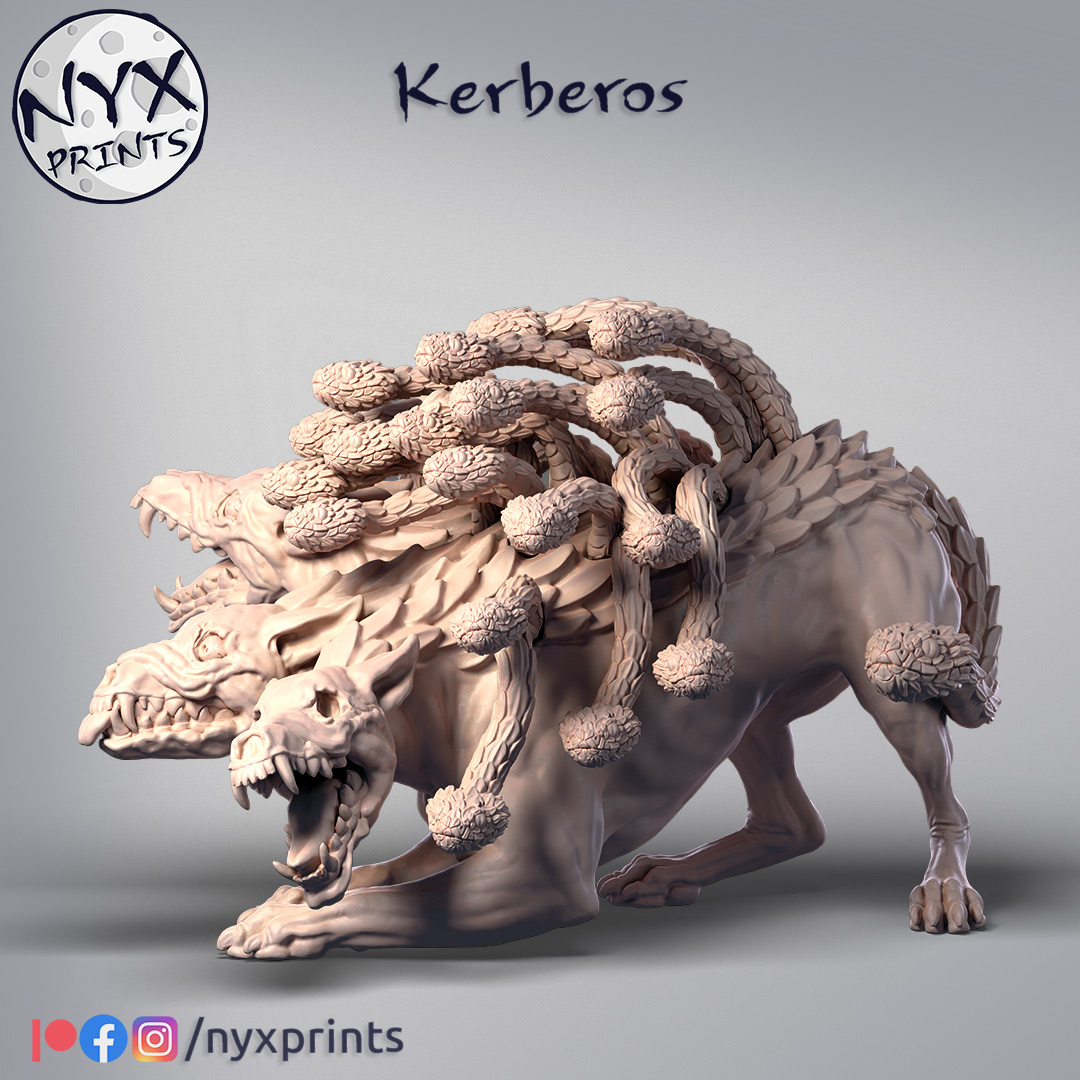 3D file Kerberos -Cerberus- Miniature 🗿 ・Model to download and 3D print ...