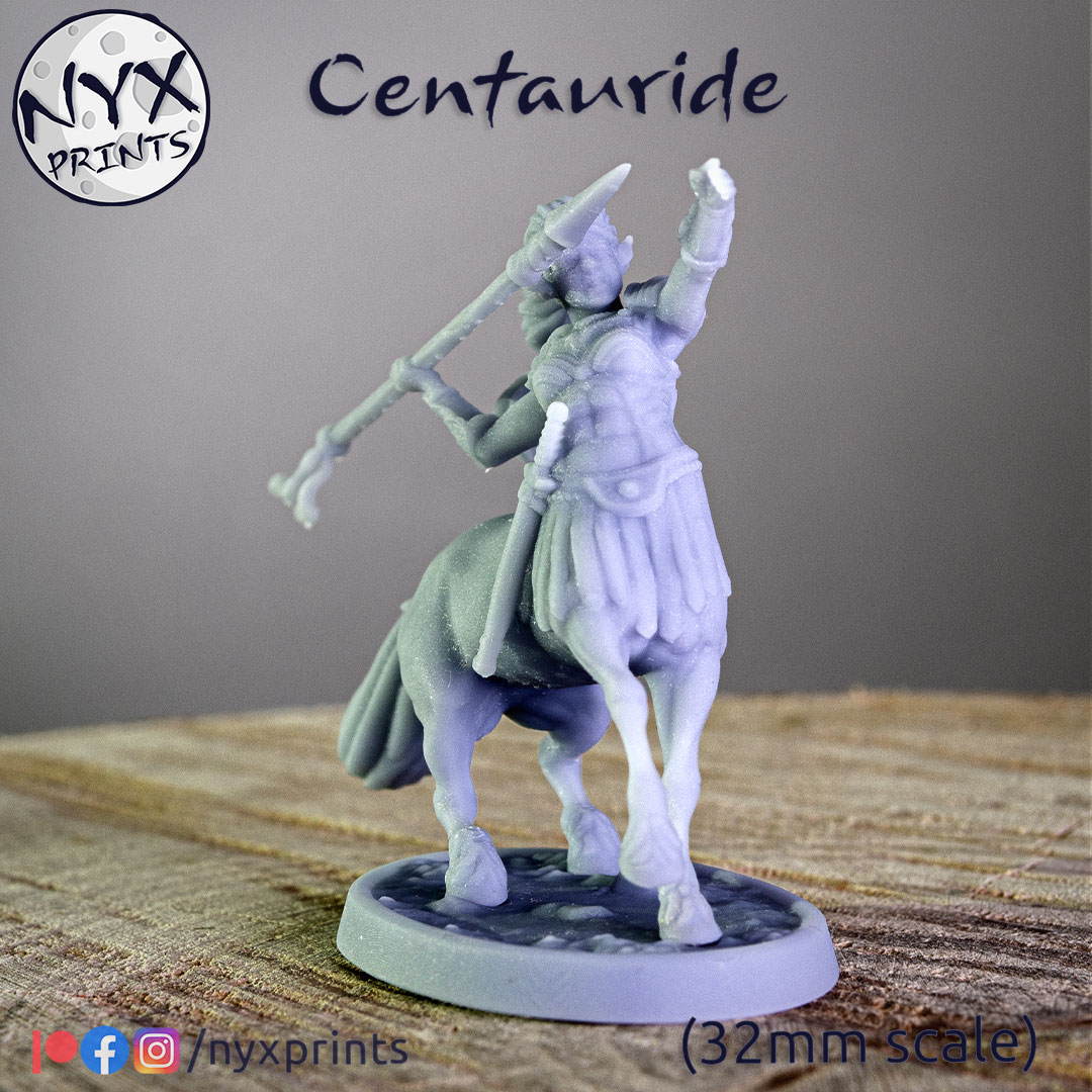 ♀️ Centauride warrior (female centaur)・ 3D File for ・Cults