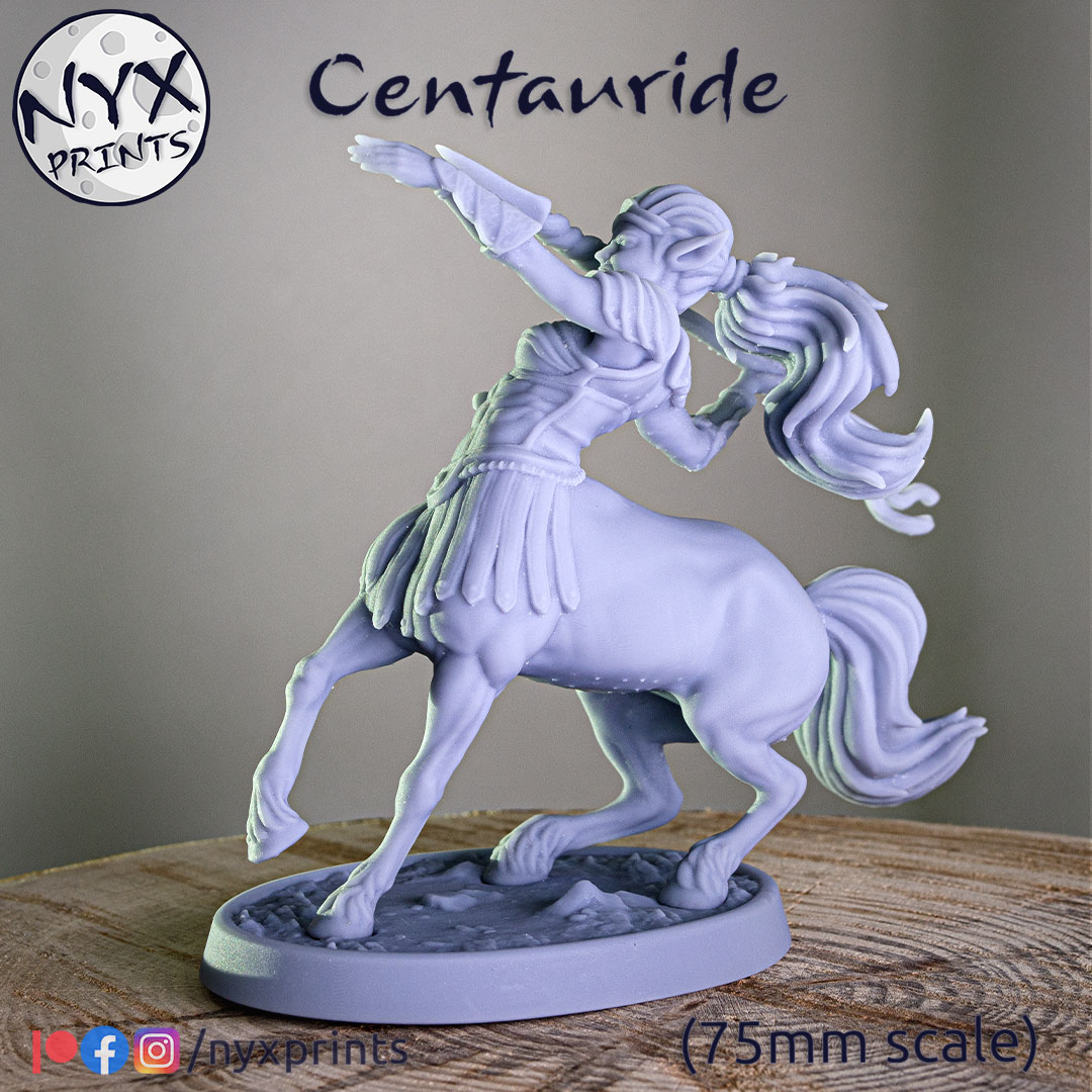 ♀️ Centauride warrior (female centaur)・ 3D File for ・Cults