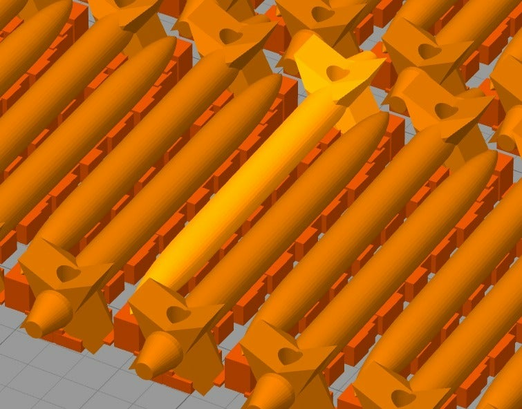 Free STL file Keychain Rocket 🗝️ ・3D print model to download・Cults