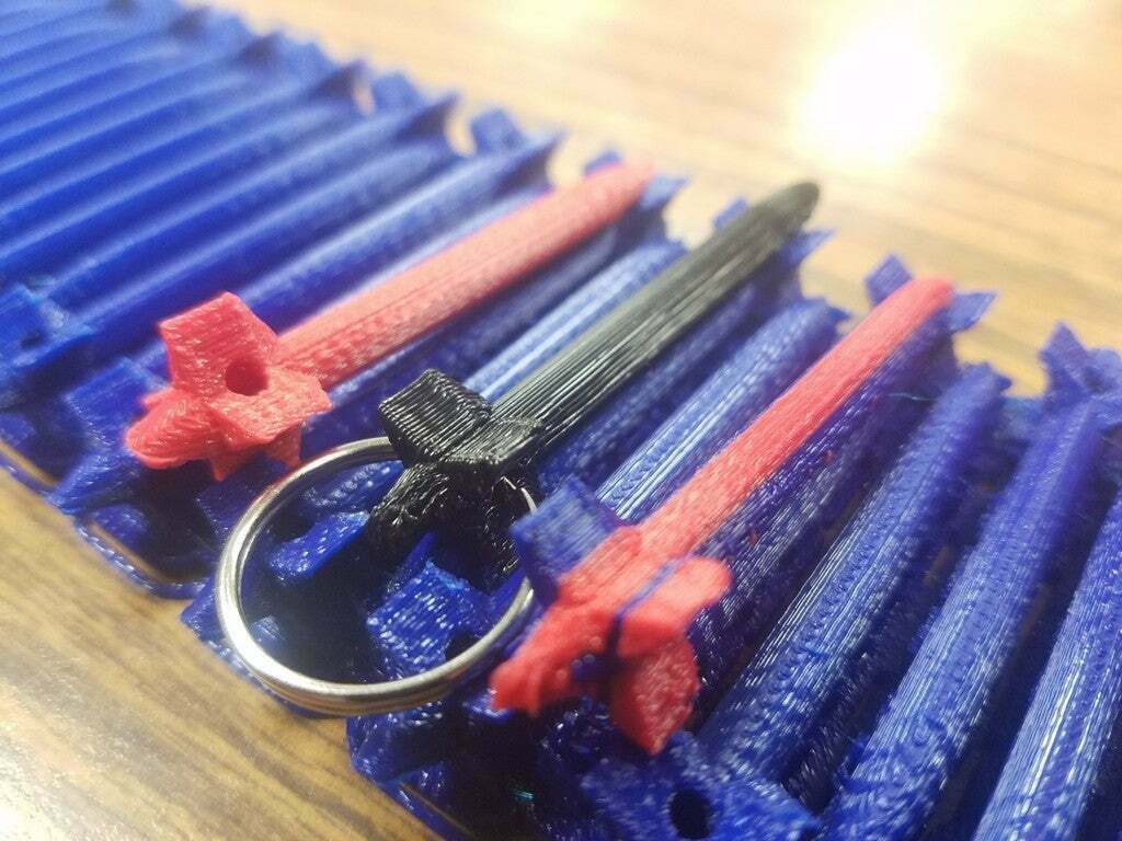 Free STL file Keychain Rocket 🗝️ ・3D print model to download・Cults