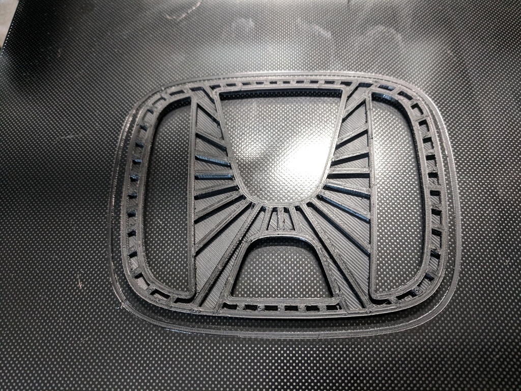 👽 Honda Civic Emblem front・Free STL File for ・Cults
