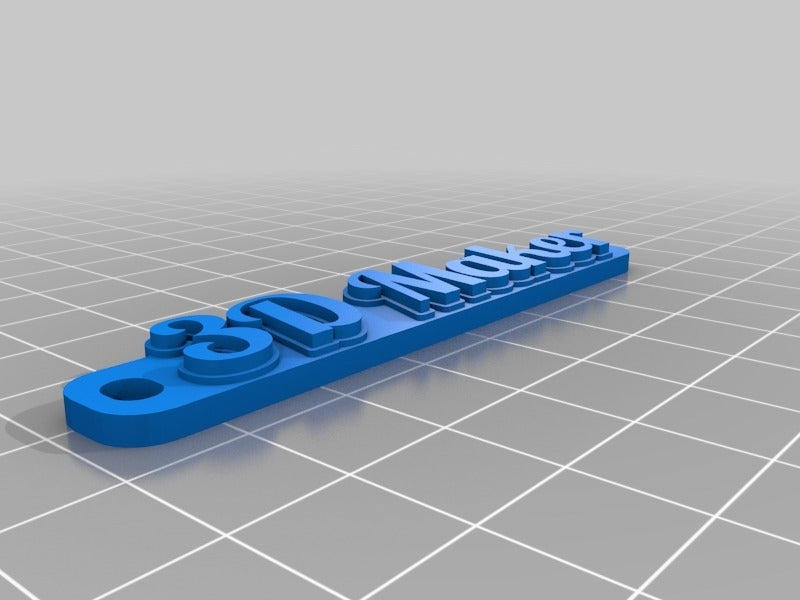 Free STL file 3D Maker KeyChain 🗝️ ・3D printable design to download・Cults