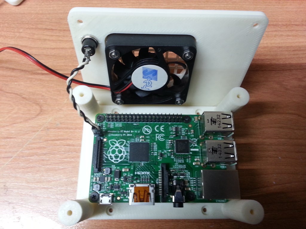 Free STL file Raspberry pi b+ Support 🔧 ・3D printing model to download ...