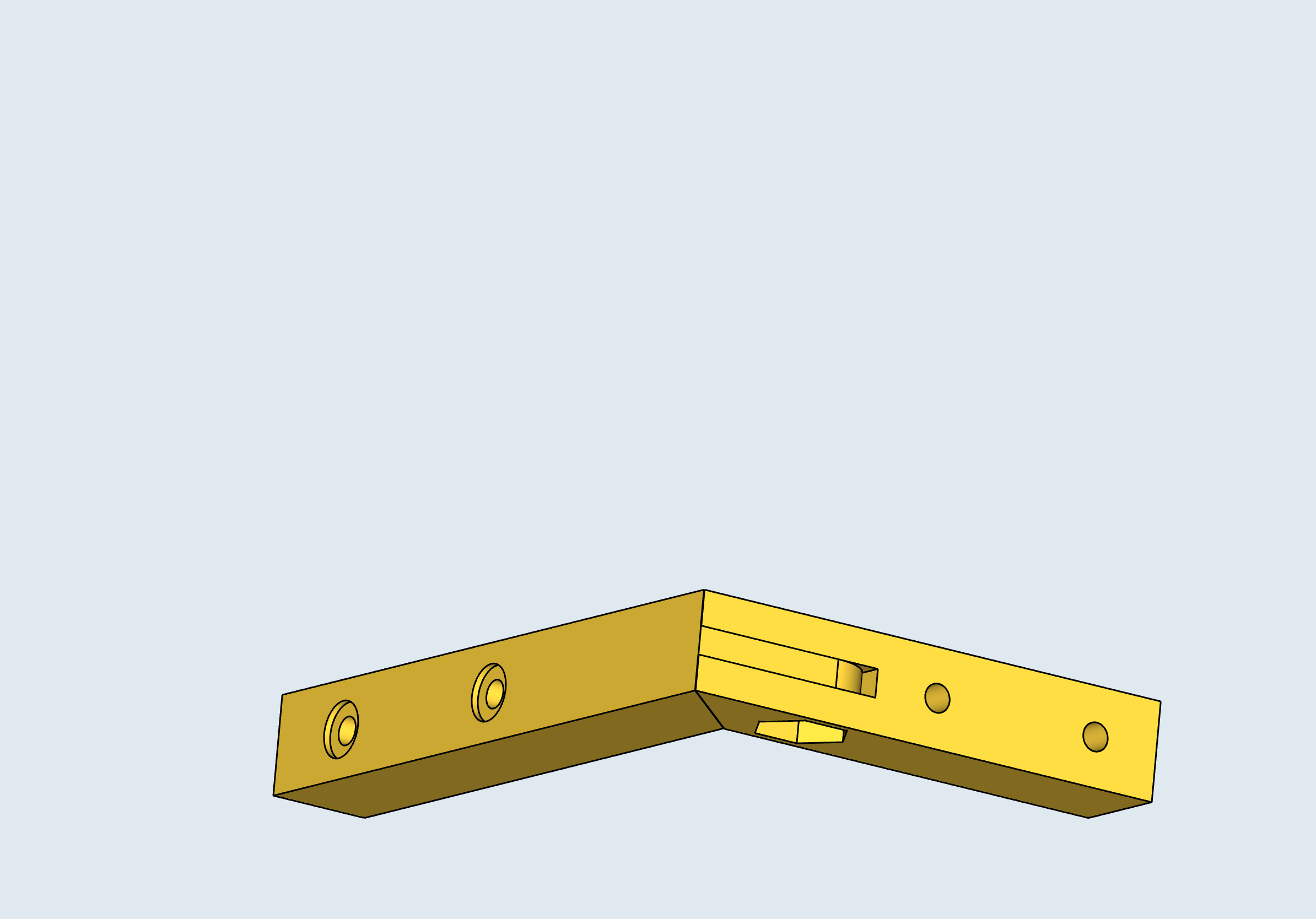 🔧 Folding hinged shelf bracket・Free 3D File for ・Cults