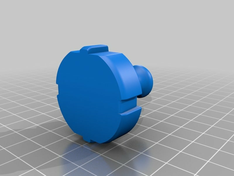 Free STL file ESD - Earthing - Grounding plugs for diam 4 mm Red Round ...