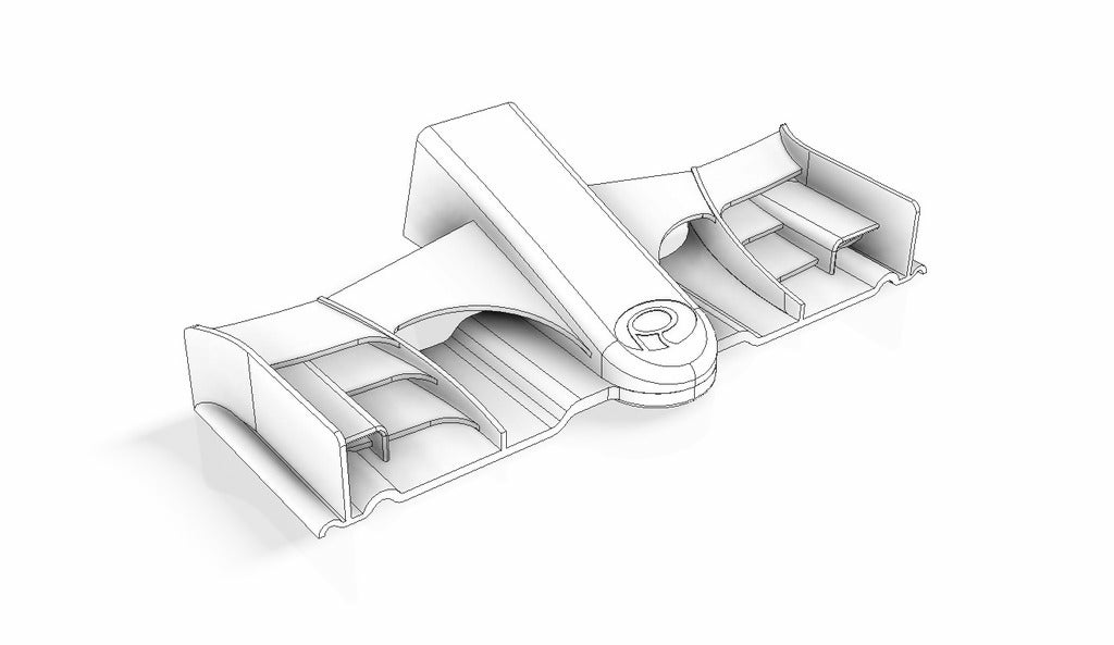 🚁 OpenRC F1 Crash Safe Front Spoiler・Free STL File for ・Cults