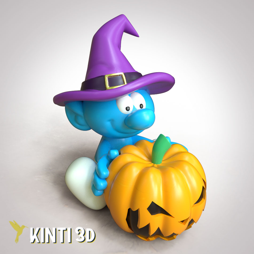 🎃 Halloween Smurf・ STL File for ・Cults