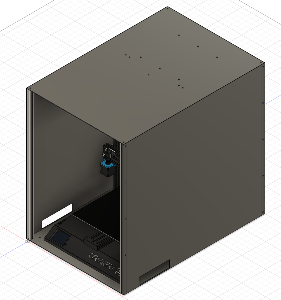 🧨 Artillery Sidewinder X1 Housing with Electronics seperation・Free STL ...