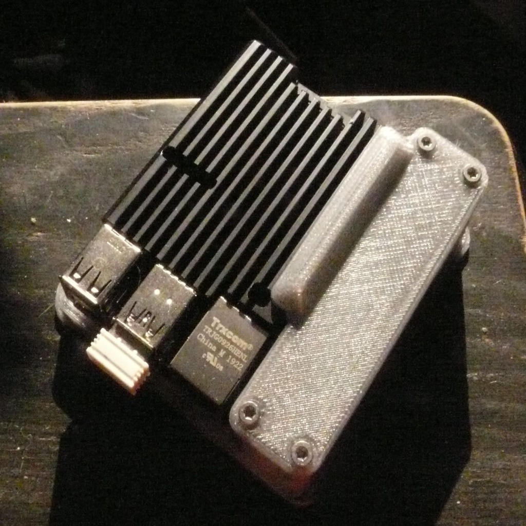 Free STL file Raspberry Pi Armor Case Extension with fast attach wall ...