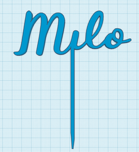 Archivo STL Milo ~ Cake Topper 🍰 ・Idea de impresión 3D para descargar・Cults