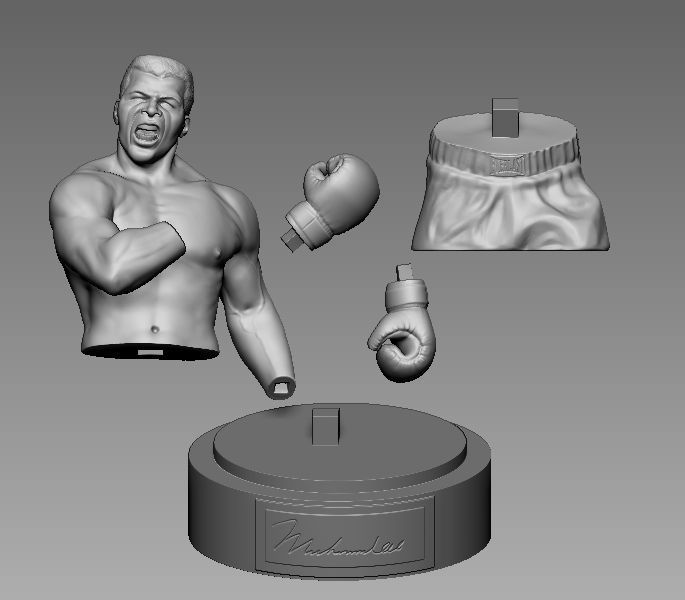 OBJ file ALI 🎨 ・3D printable model to download・Cults