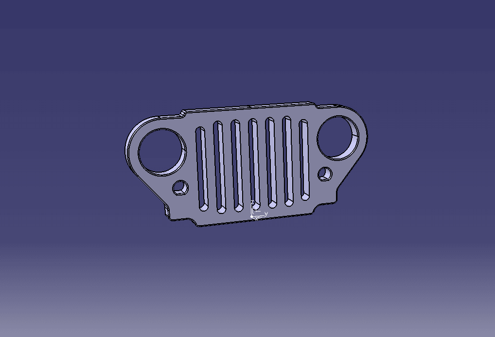 📱 jeep grill・ STL File for ・Cults
