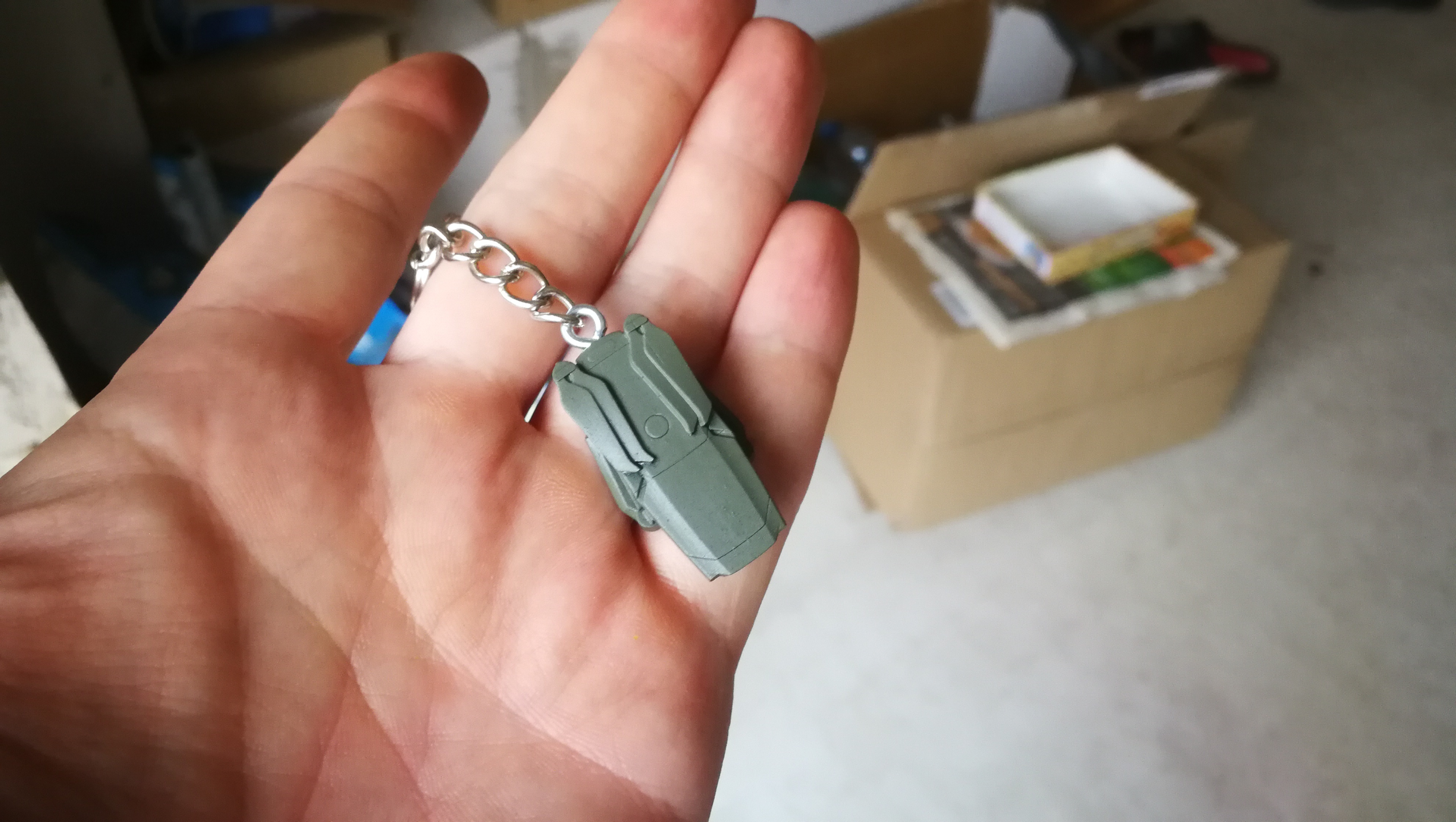 STL file Drone looks like as DJI Mavic 2 keychain length 35 mm for DLP ...
