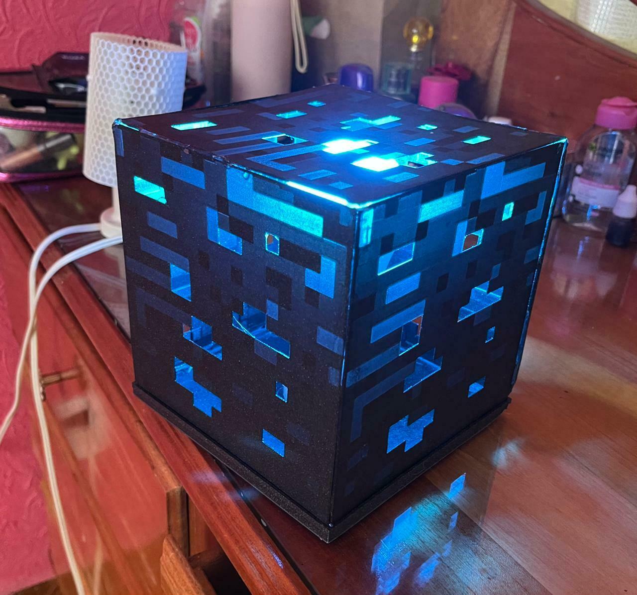 STL file Lamp Cube Minecraft Real Pixels 🔦 ・3D printer model to🏈 ...