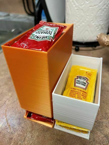 Free STL file Sauce packet dispenser 🏠 ・Template to download and 3D ...
