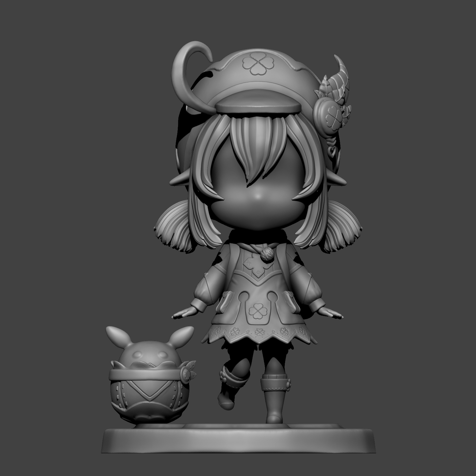 OBJ file Klee Genshin Impact 🎲 ・3D printer model to download・Cults