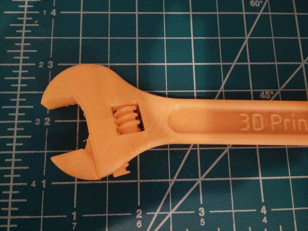 3D printable Fully assembled 3D printable wrench・Cults