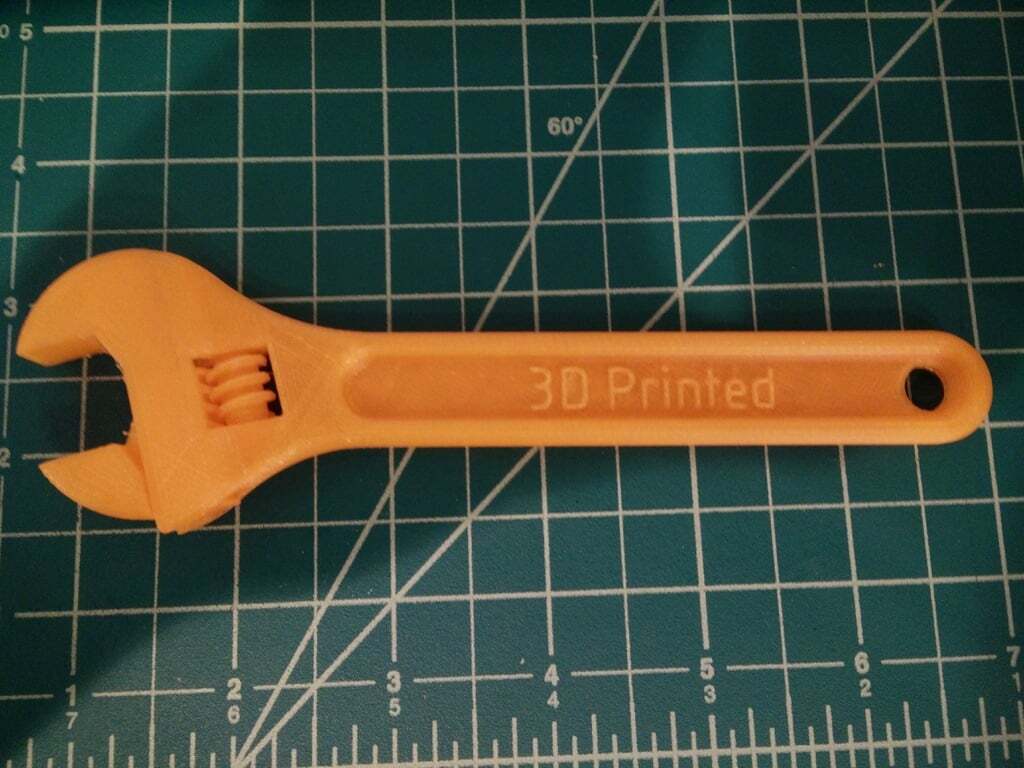3D printable Fully assembled 3D printable wrench・Cults