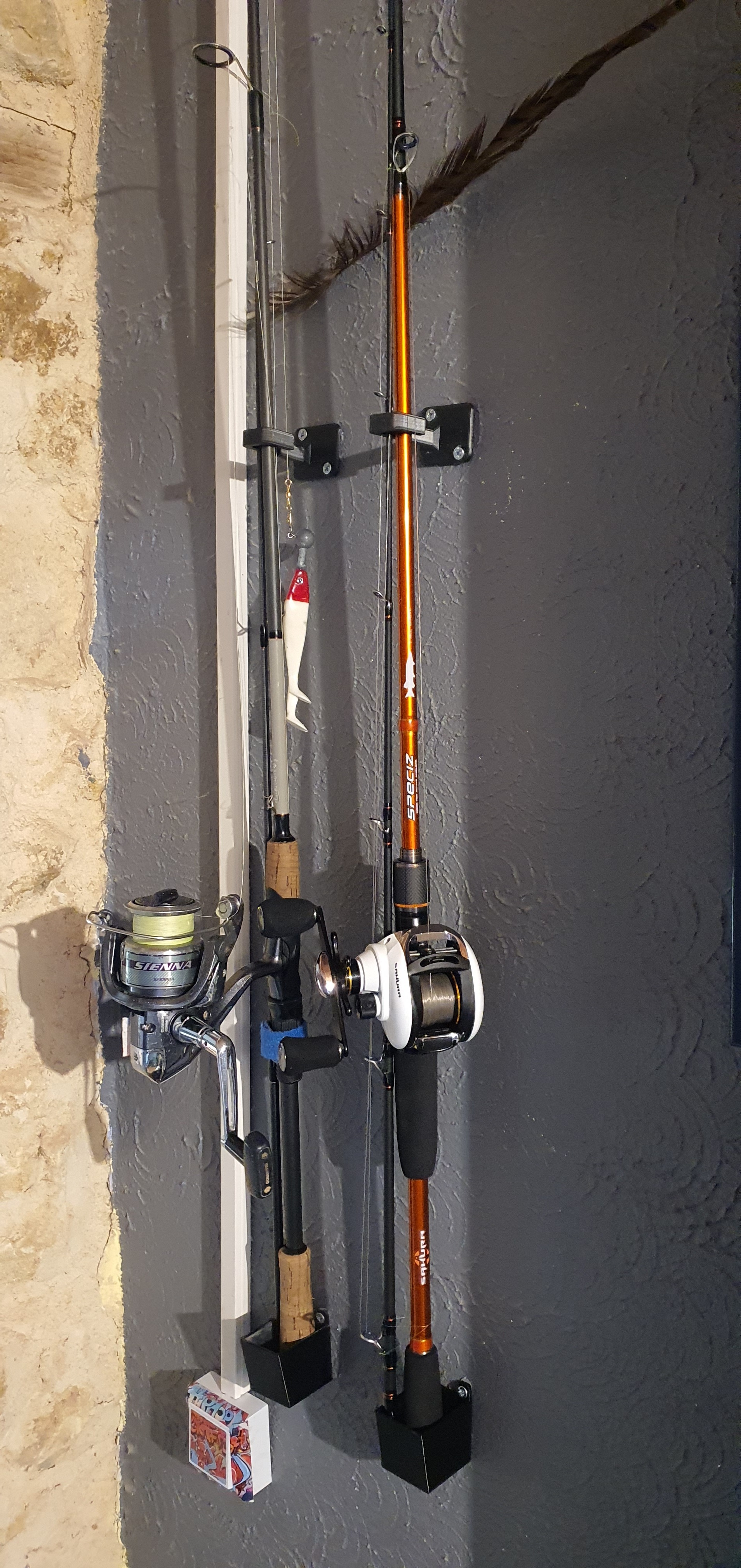 STL file FISHING ROD HOLDER 🎣・3D printable design to download・Cults