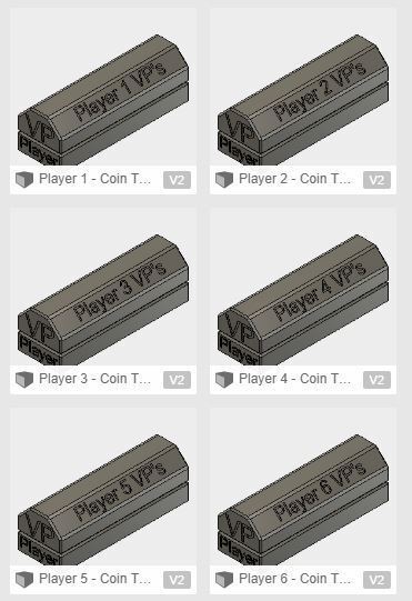 🤏 SmallWorld Game Insert - Player VP Storage!・Free STL File for ・Cults