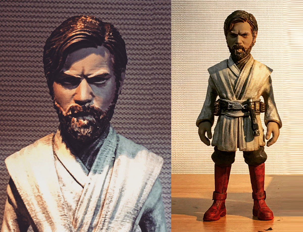 STL file Obi Wan Kenobi ⭐ ・3D print model to download・Cults