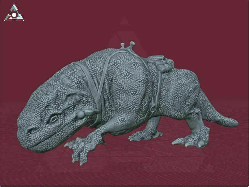 Dewback High-Poly Resculpt・Free STL File for ・Cults