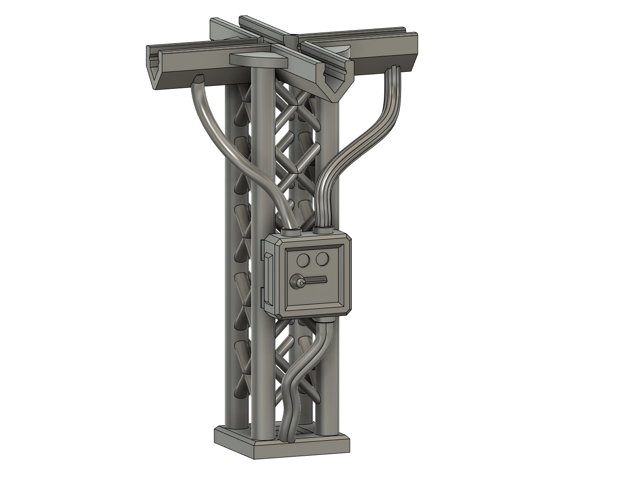 ⚔ Catwalk modular wall kit - Floor Connection・ STL File for ・Cults