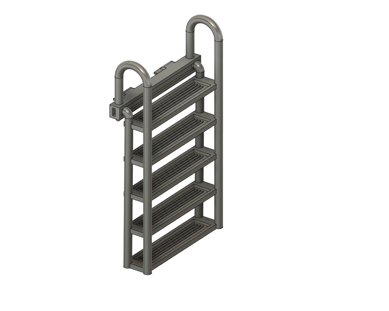 ⚔ Catwalk modular kit - Pillars, Ladders・Free STL File for ・Cults