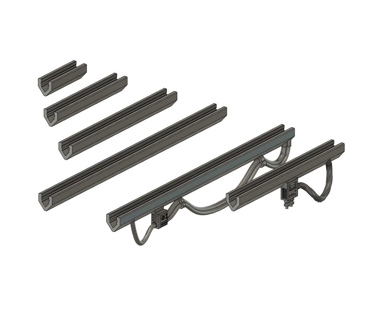 ⚔ Catwalk modular wall kit - Connectors・Free STL File for ・Cults