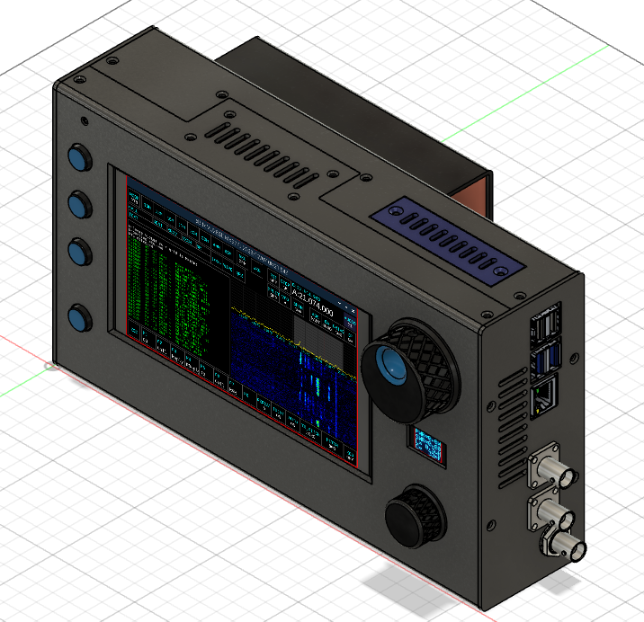 Archivo 3D gratis sBitx V3 housing with or without ATU_100 👽 ・Modelo ...